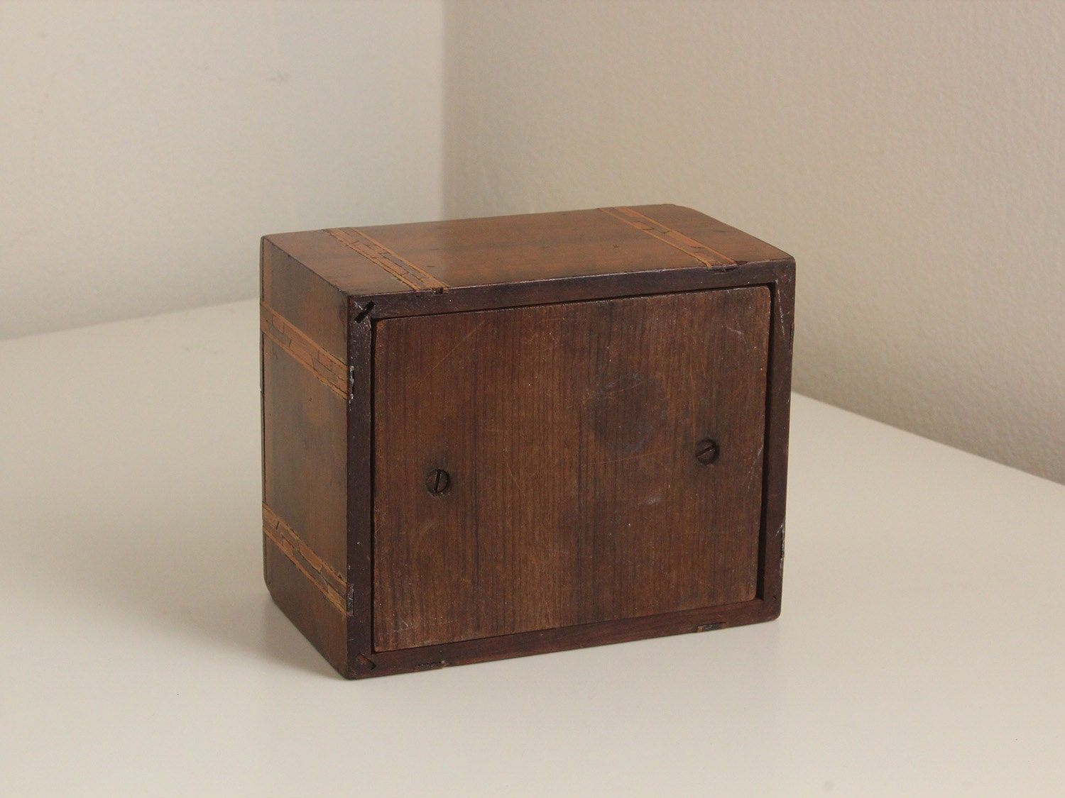 Magic Cigarette Case and Dispenser Art Deco Inlaid Wood - Etsy