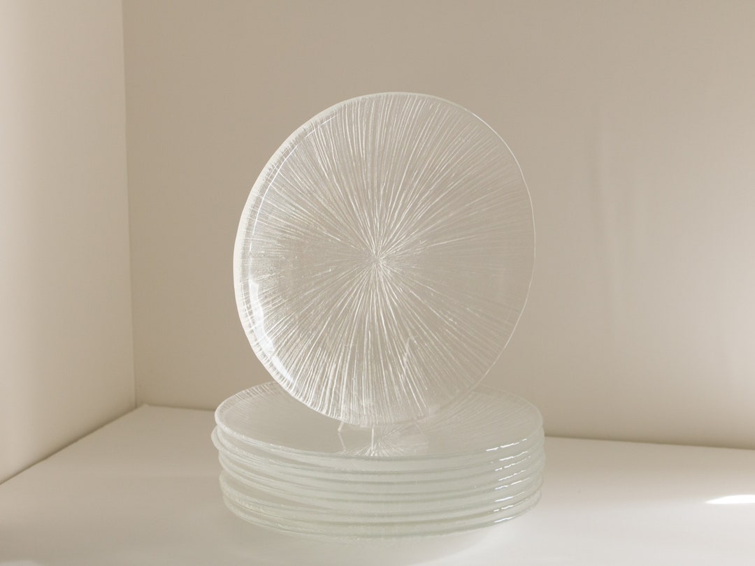 Sasaki Rain Glass 9.5" Dinner Plates (set of 3)—mid-century Modern ...