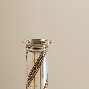 Regency Era Candlestick—rare, Circa 1780-1800, Silver on Copper ...