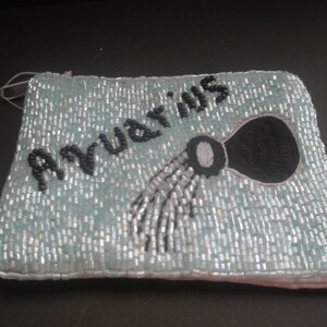 Horoscope Zodiac Astrology Sign Beaded Coin Purse Zipper - Etsy