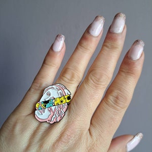 Pop Art Ancient Greek Statue Rings, Aphrodite, Apollo, Unisex, Greek ...