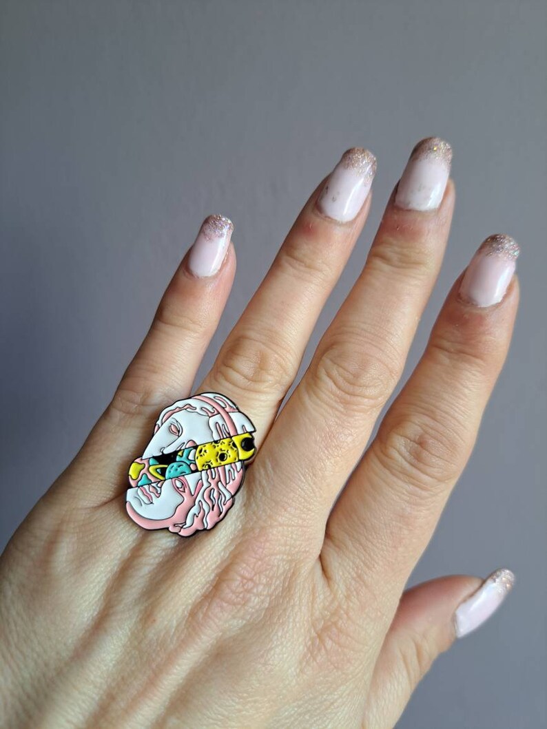 Pop Art Ancient Greek Statue Rings Unisex Greek God - Etsy