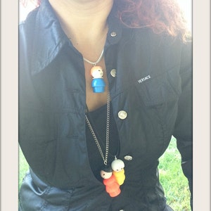 Fisher Price Little People Figure Necklace, OOAK, Special Order, Choose ...