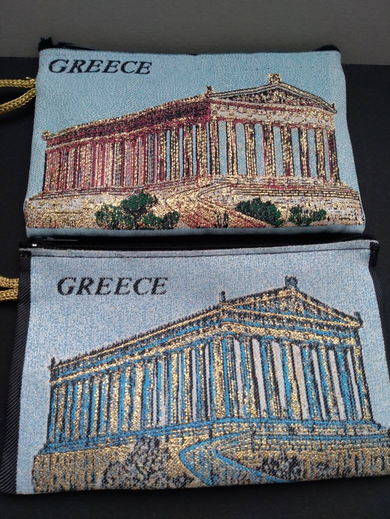 Acropolis Greece Coin Purse Change Purse Zipper Wallet - Etsy