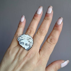 Pop Art Ancient Greek Statue Rings, Aphrodite, Apollo, Unisex, Greek ...