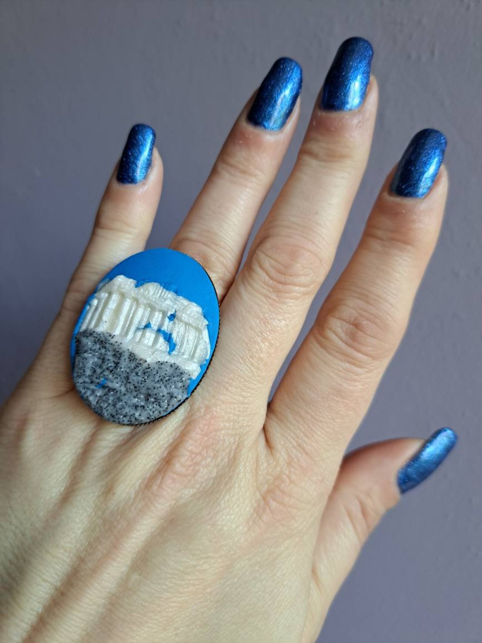 Greek Cameo Ring, Ancient, Parthenon, Acropolis, Greek Antiquity ...