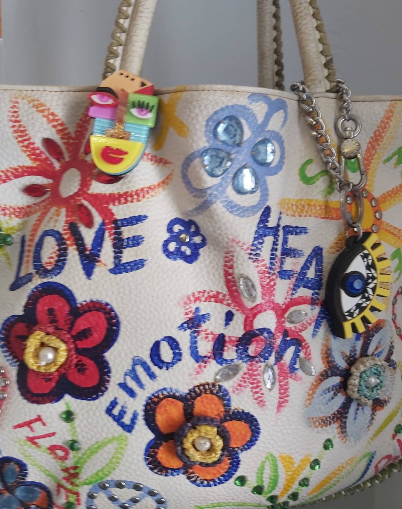 3D Colorful Altered Art Resin Face Brooch Pin Picasso Style - Etsy