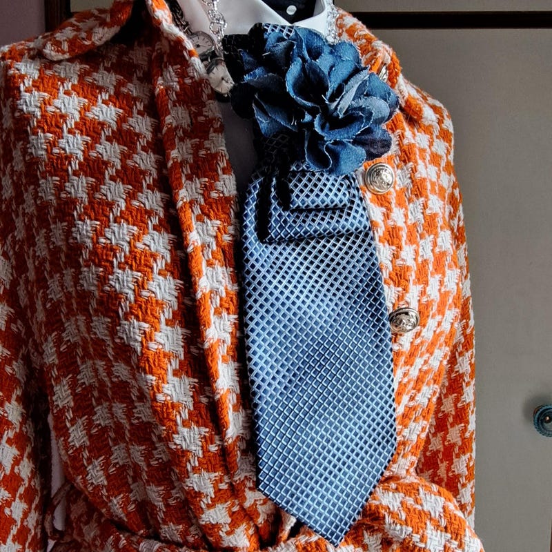 Denim Neck Tie - Etsy