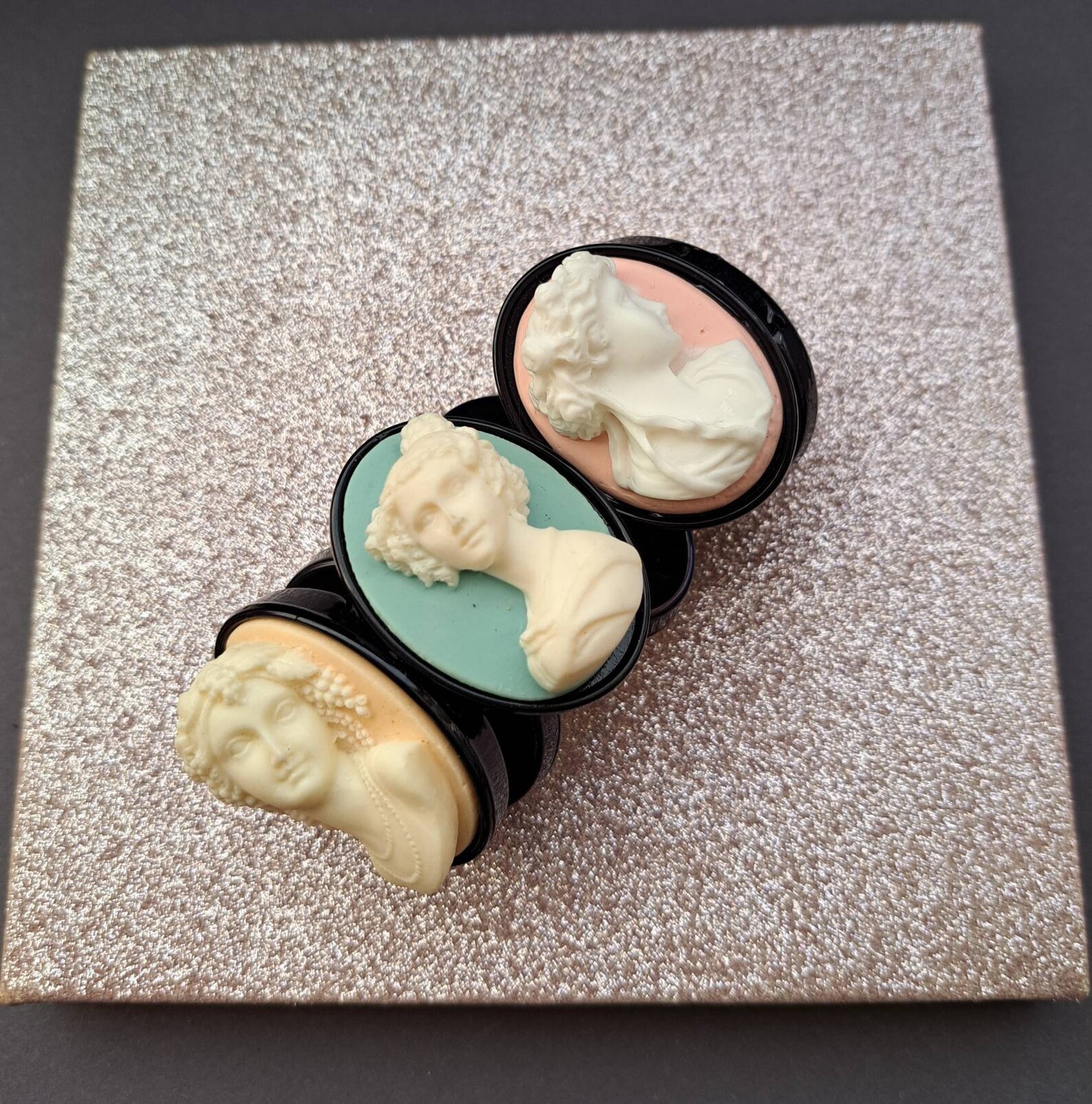 3D Ancient Greek Roman Victorian Design Cameo Stretch - Etsy