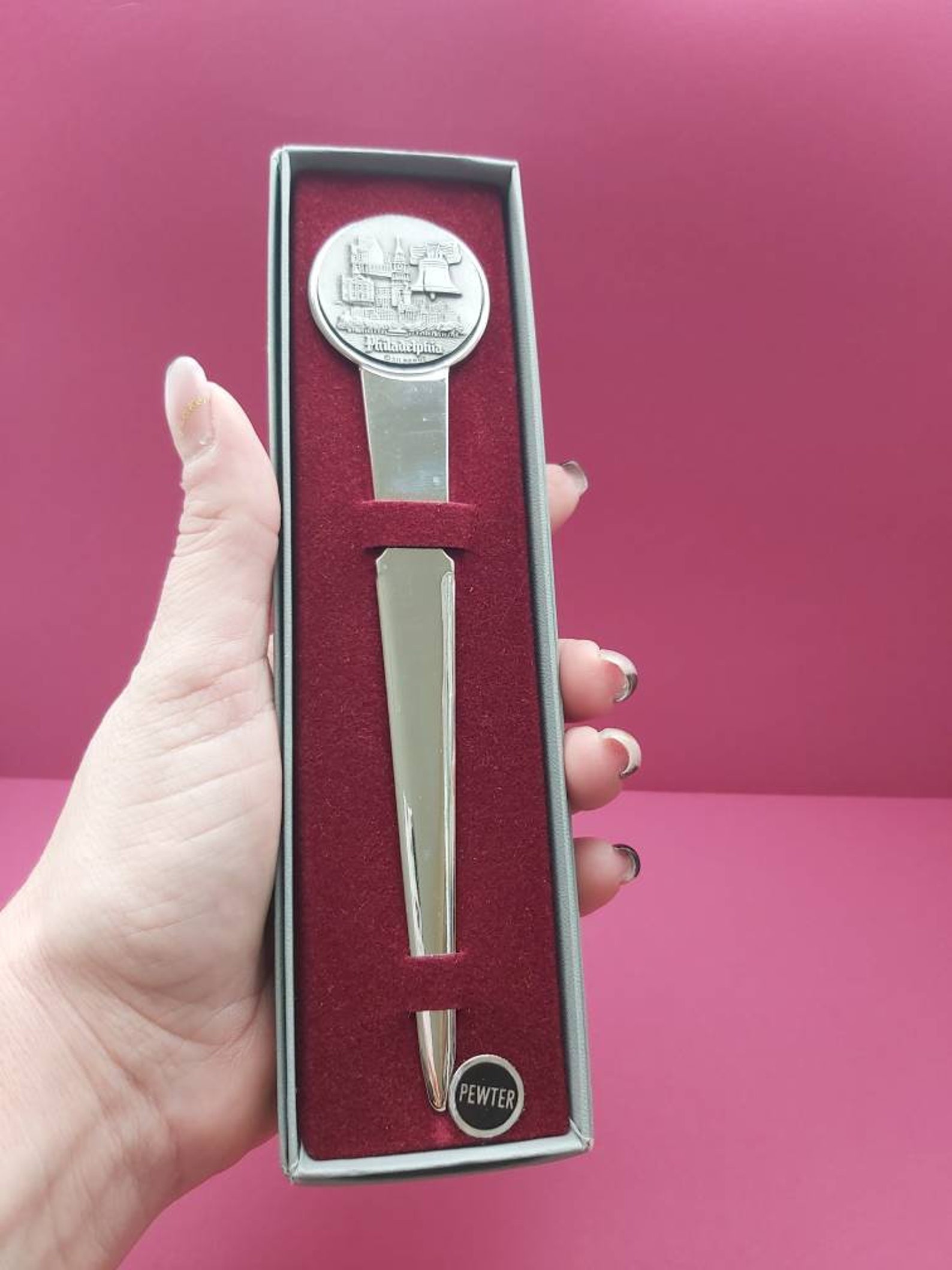 Vintage Circa 1970's Letter Opener Philadelphia Box - Etsy