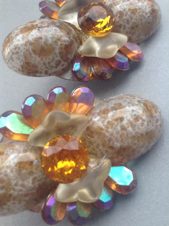 Wendy Gell, 80's Bling, Stunning, Large Statement Cli… - Gem