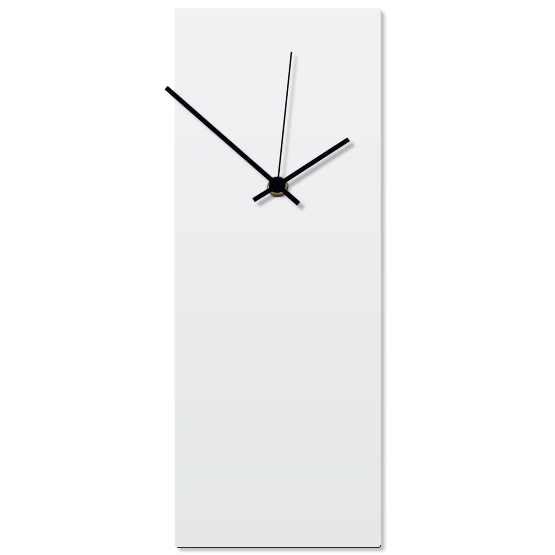 Modern Wall Clock 'whiteout Red Clock' Midcentury | Etsy