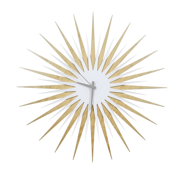 Starburst Clock - Etsy