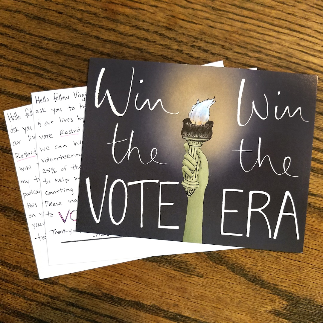 GOTV Postcards 50 PC Set Get Out the Vote Postcard Set 25% Donation to ...