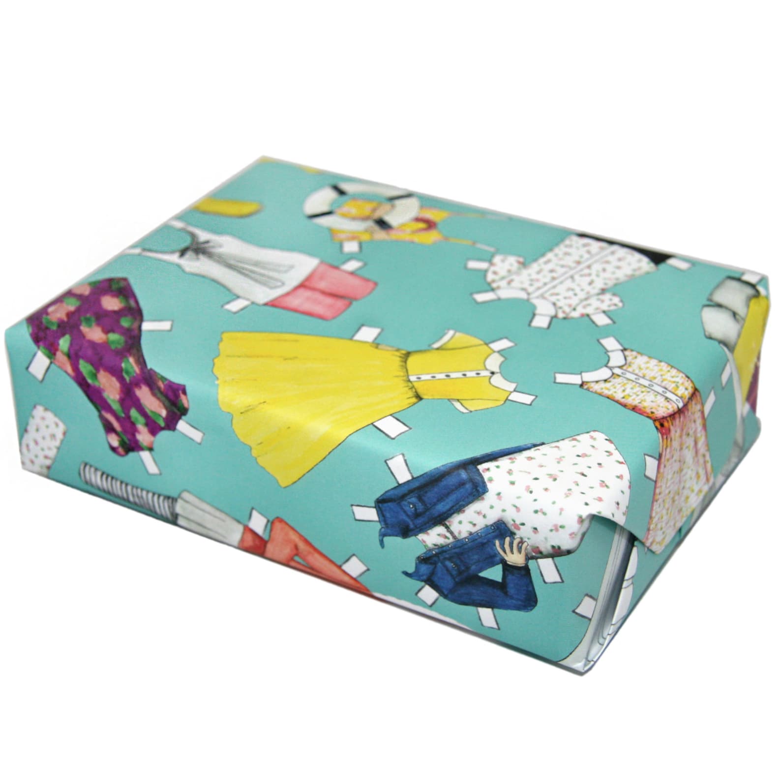 Paper Doll Gift Tags - Set of 6 Different Girls - Little Girl Birthday ...
