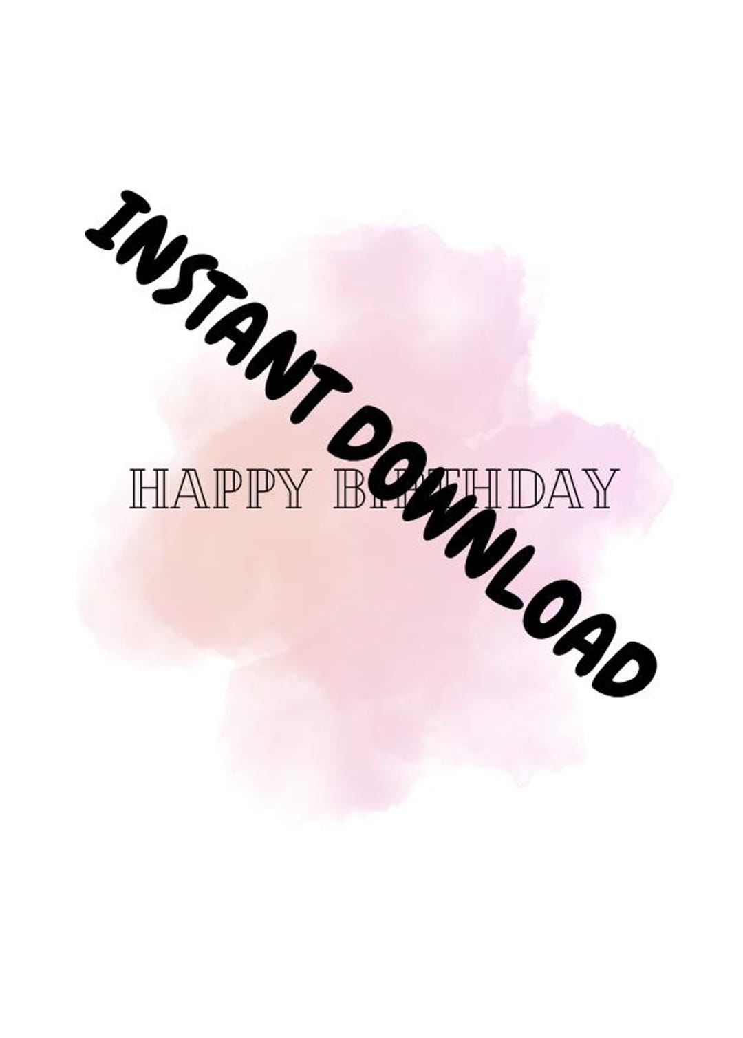 Printable Birthday Card | 5x7 PDF (digital Download) - Etsy