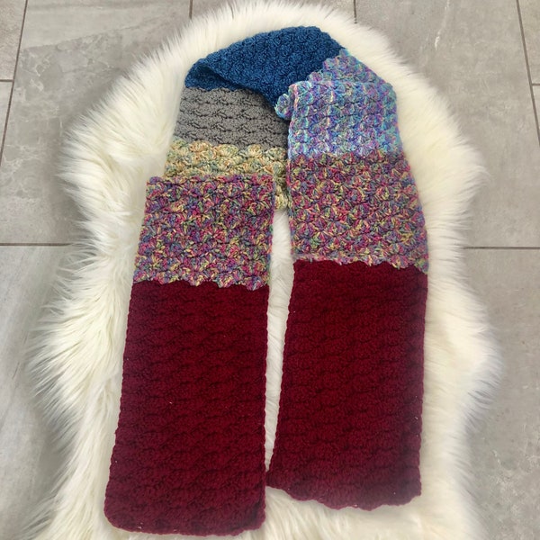 Shell Stitch Scarf - Etsy