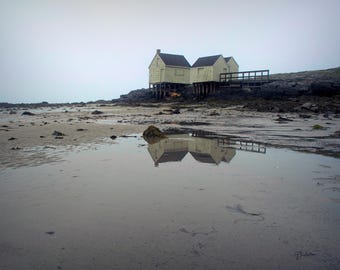 Iconic Fishing Shacks Amidst Sea Smoke at Willard Beach and Fisherman's ...