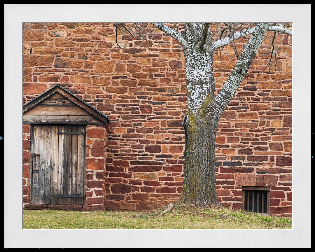 Civil War Photo Print: Bull Run Stone House, Virginia Landscape - Etsy