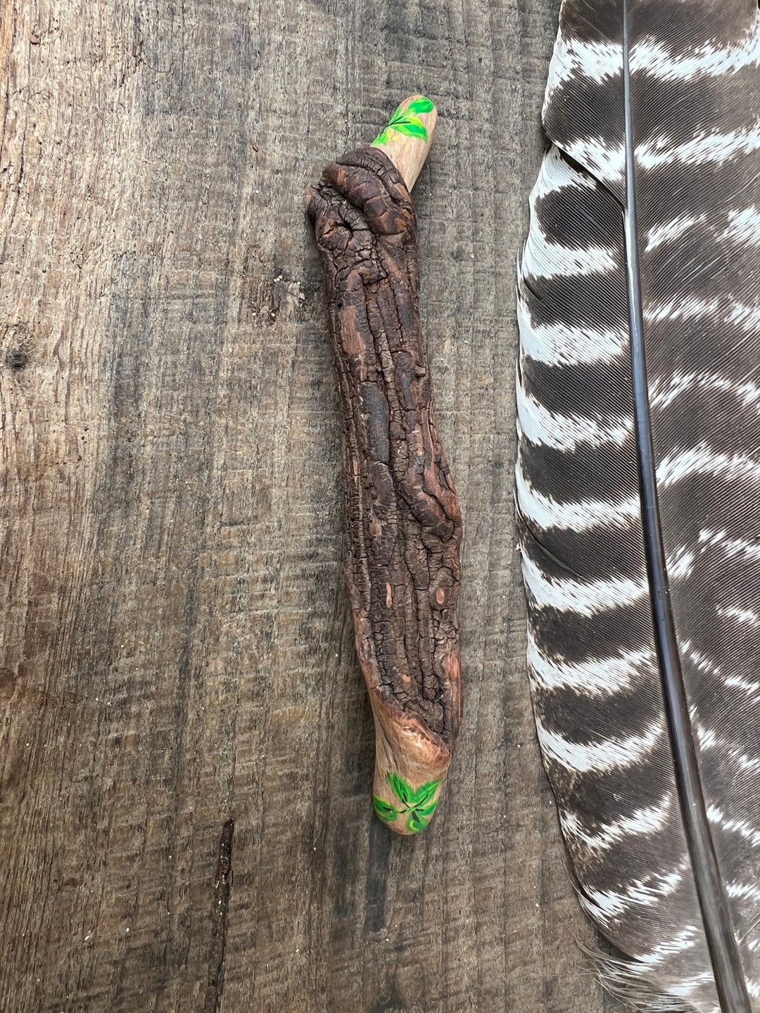 Madrone Wood Madrona Art Wood Pocket Wand Painted Madrone - Etsy