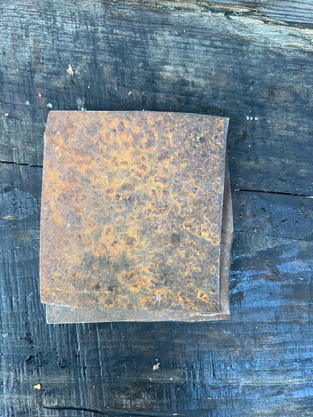 One Rusty Metal Piece, Rusted Metal , Metal Art Materials - Etsy