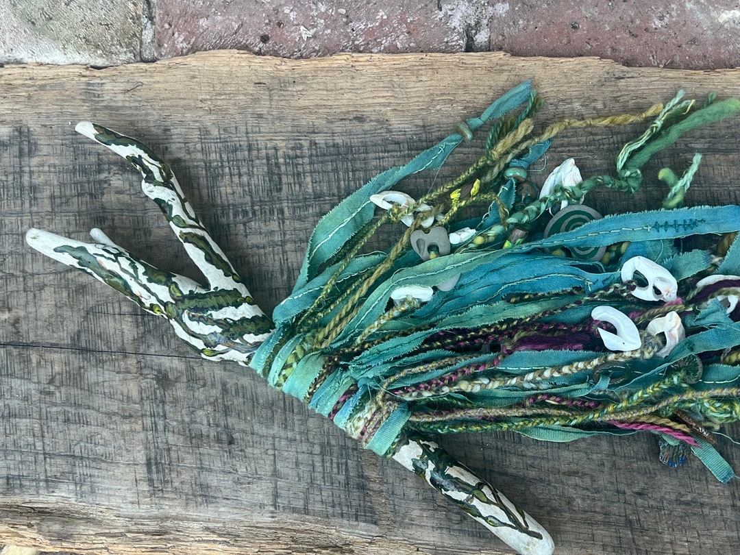 Forked Driftwood Talking Stick Sea Weed Ocean Talking Stick - Etsy