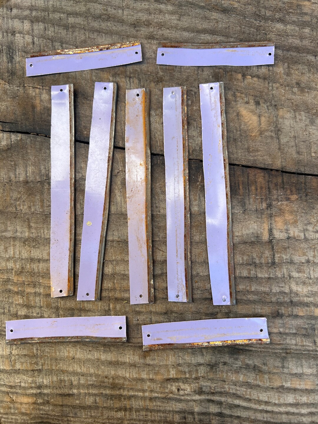 Vintage Metal Pieces ,art Supplies, Cut Vintage Tin, Metal Supplies , Assemblage Supplies ...