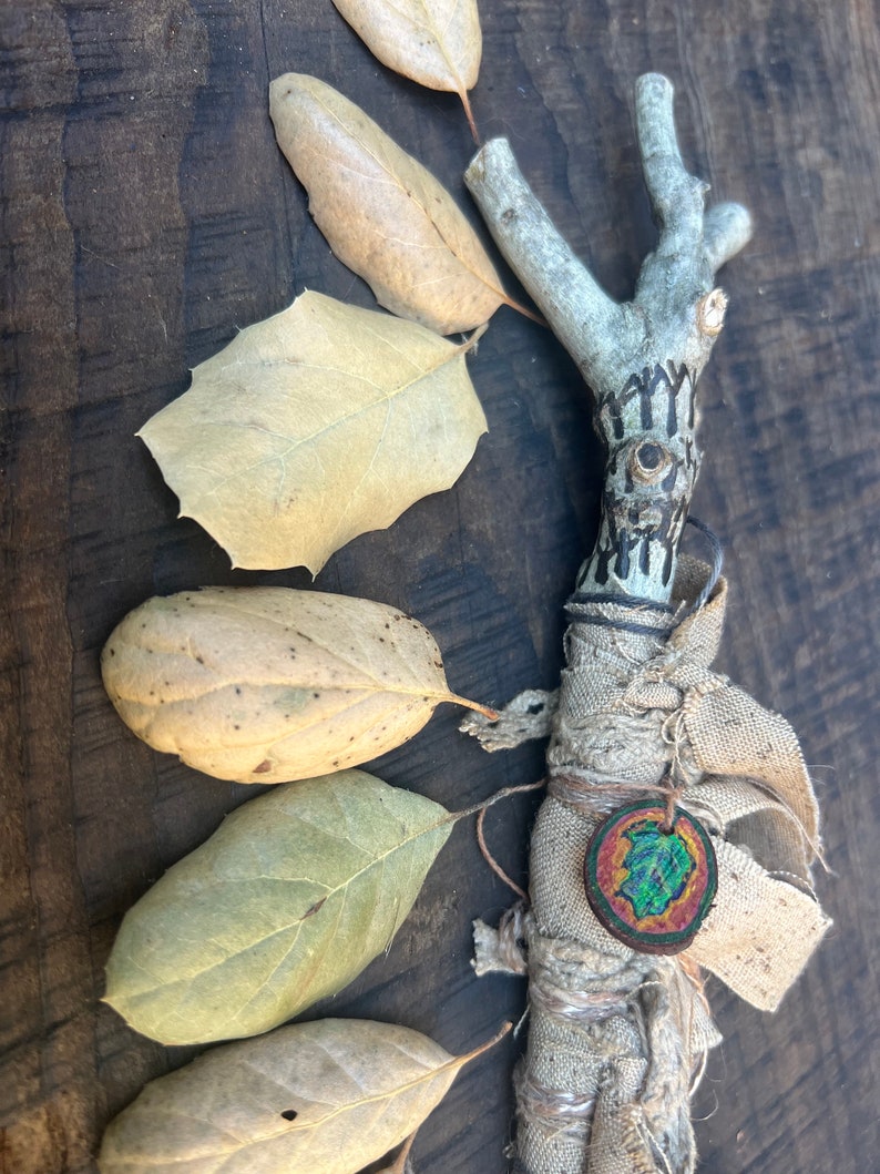 Forked Live Oak Talking Stick, Forked Oak Wand , Forked Wood, Sacred ...