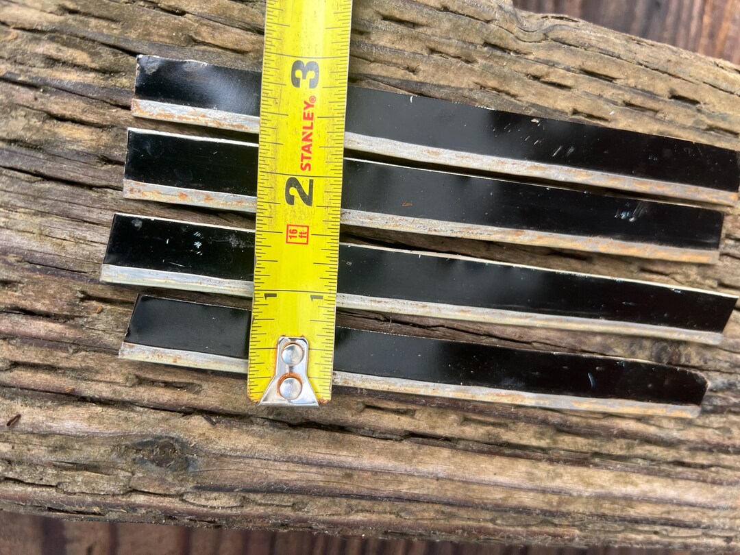 Multi Color Metal Strips, Cut Vintage Tin, Metal Art Supplies ...
