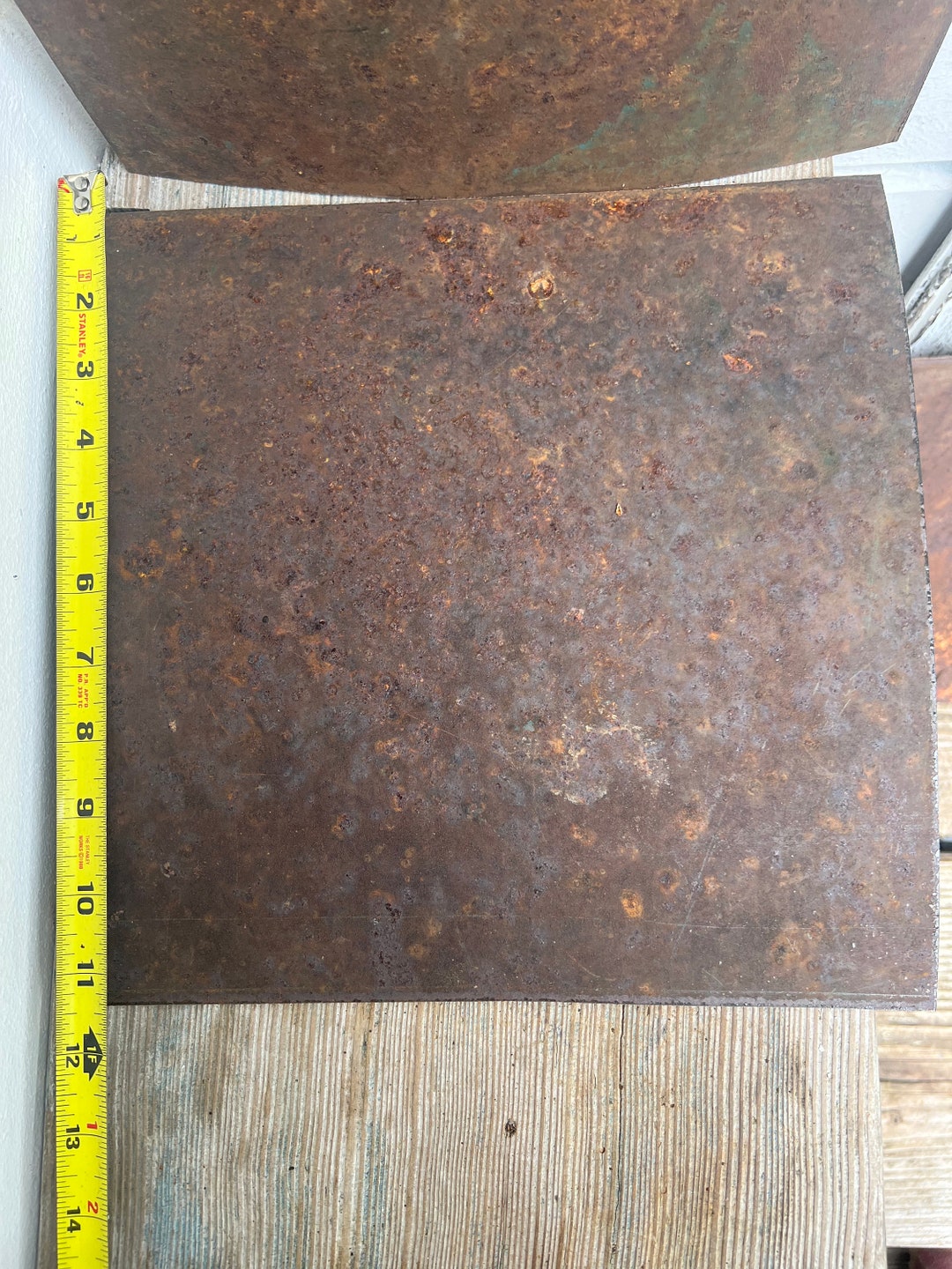 Rusty Steel Plate, 16 Gauge Salvaged Rusted Metal , Old Rusted Metal - Etsy