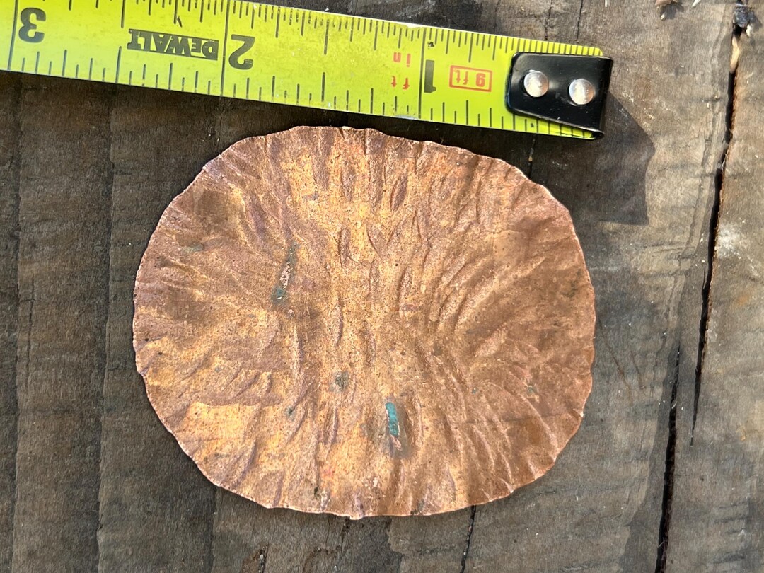 Aged Hammered Patina Copper Pieces , Copper Art Material, Assemblage ...
