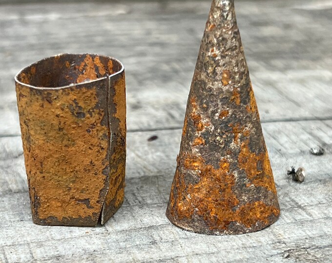 Small Rusty Metal Pieces, Rusty Shapes, Art Supplies , Salvaged Metal ...