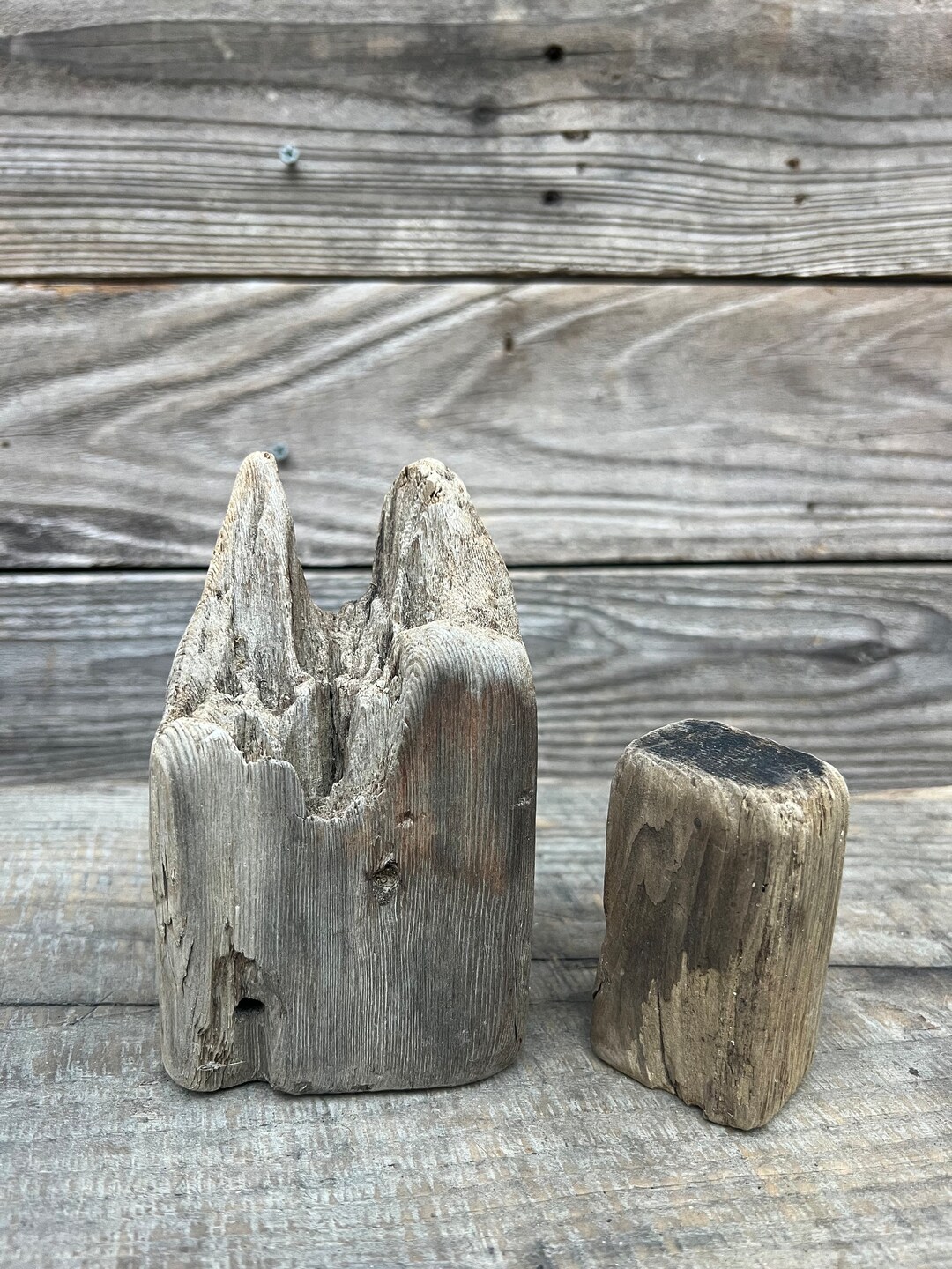 Driftwood Blocks , Rustic Wood Blocks, Weathered Wood Block, Craft Wood ...