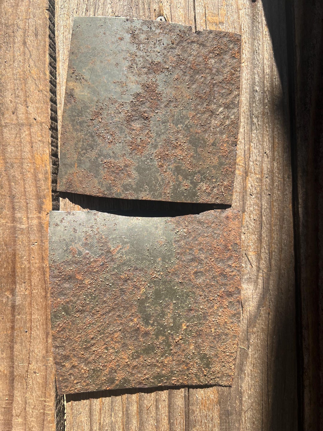 Two Rusty Metal Pieces, Rusted Metal Art Materials , Metal Art Supplies ...