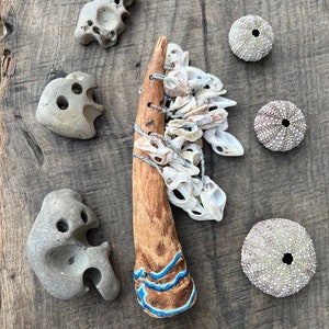 Sounder.ocean Rattle, Driftwood Shell Rattle, Sound Healing, California ...