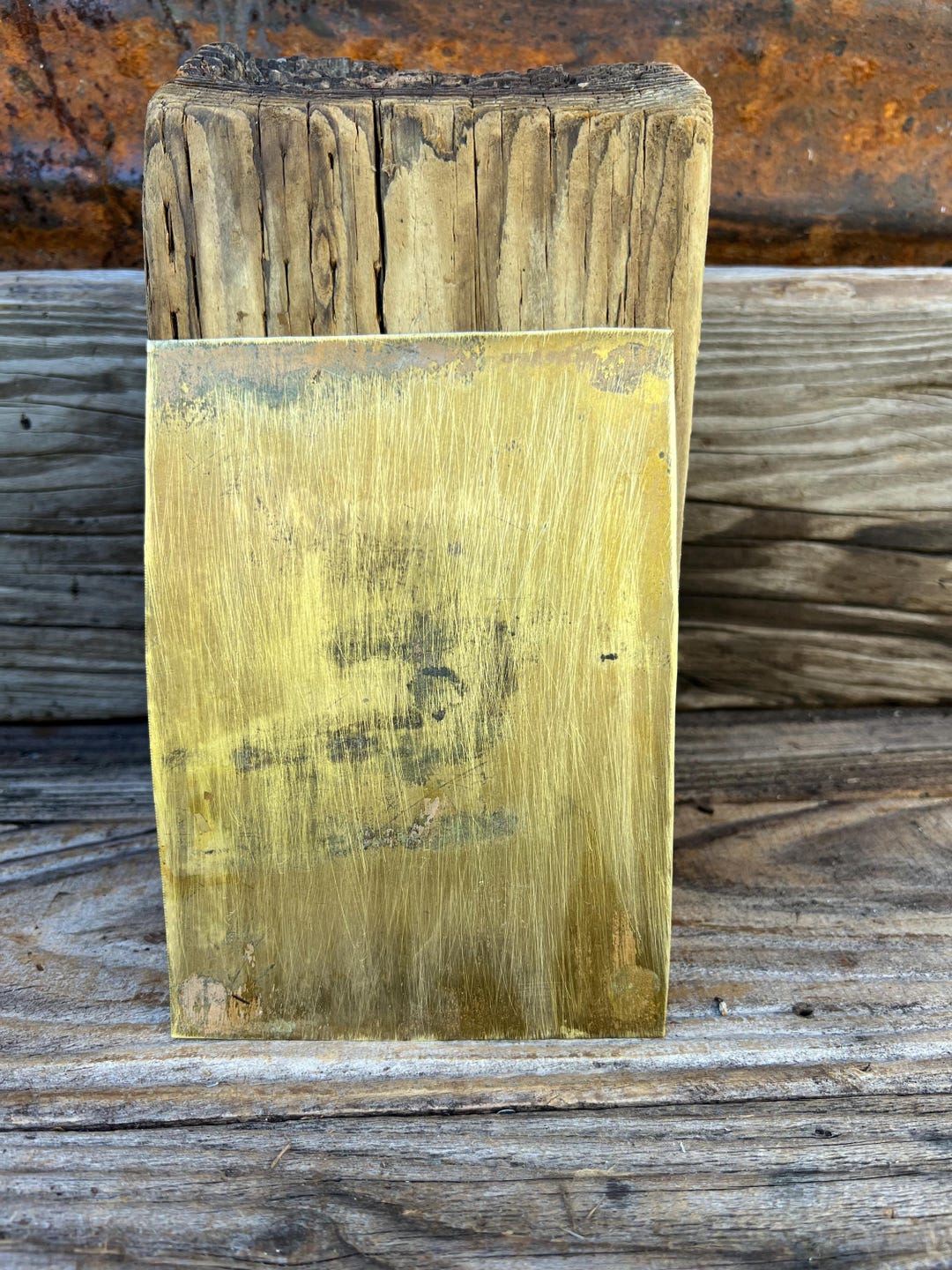 Aged Brass Sheet, Sanded Brass Sheet Metal, - Etsy