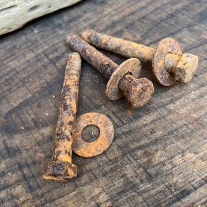 Rusty Bolts and Washers - Etsy