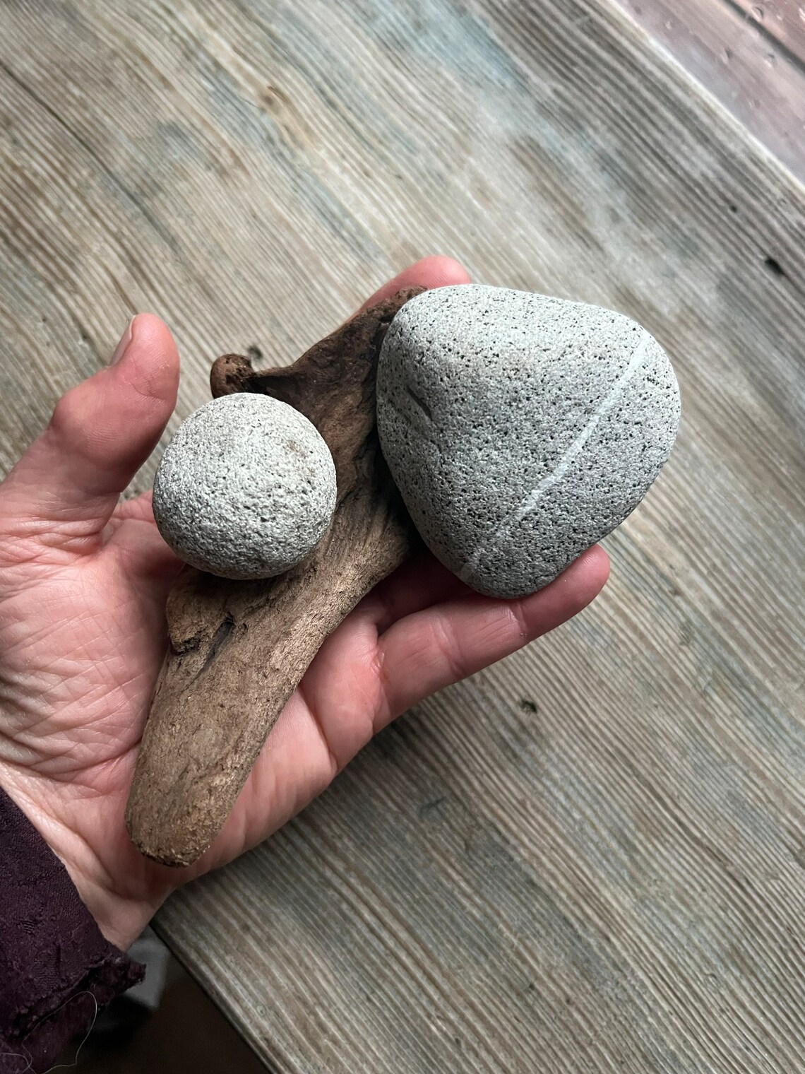 Small Beach Collection Wishing Stone Sandstone Ball - Etsy
