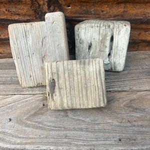 Driftwood Blocks , Rustic Wood Block, Weathered Wood Blocks, Assemblage ...