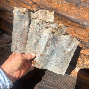 Rusty Corrugated Metal, 24 Gauge Metal, Salvaged Metal , Rusted Metal ...