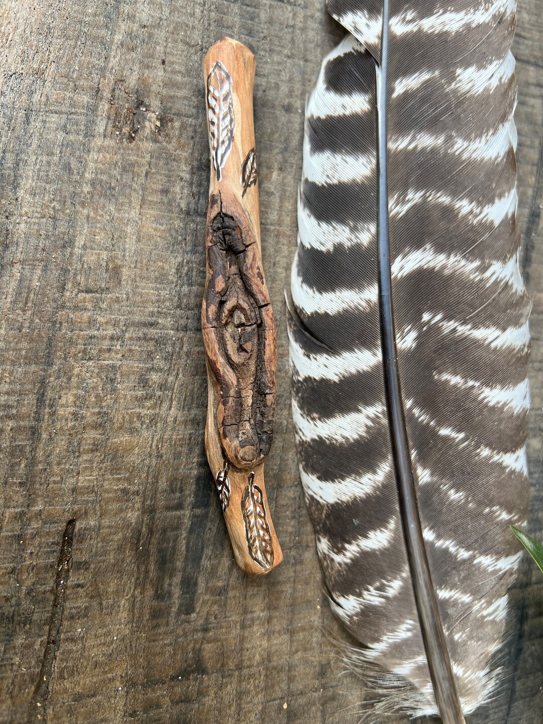 Madrone Wood Madrona Art Wood Pocket Wand Painted Madrone - Etsy