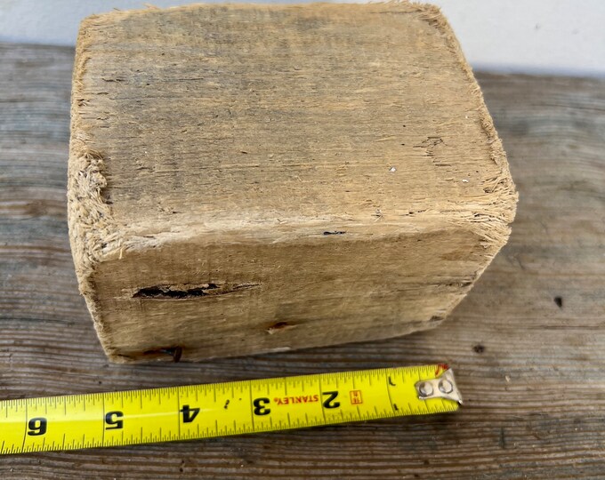 Driftwood Block , Rustic Wood Block, Weathered Wood Block Construction ...