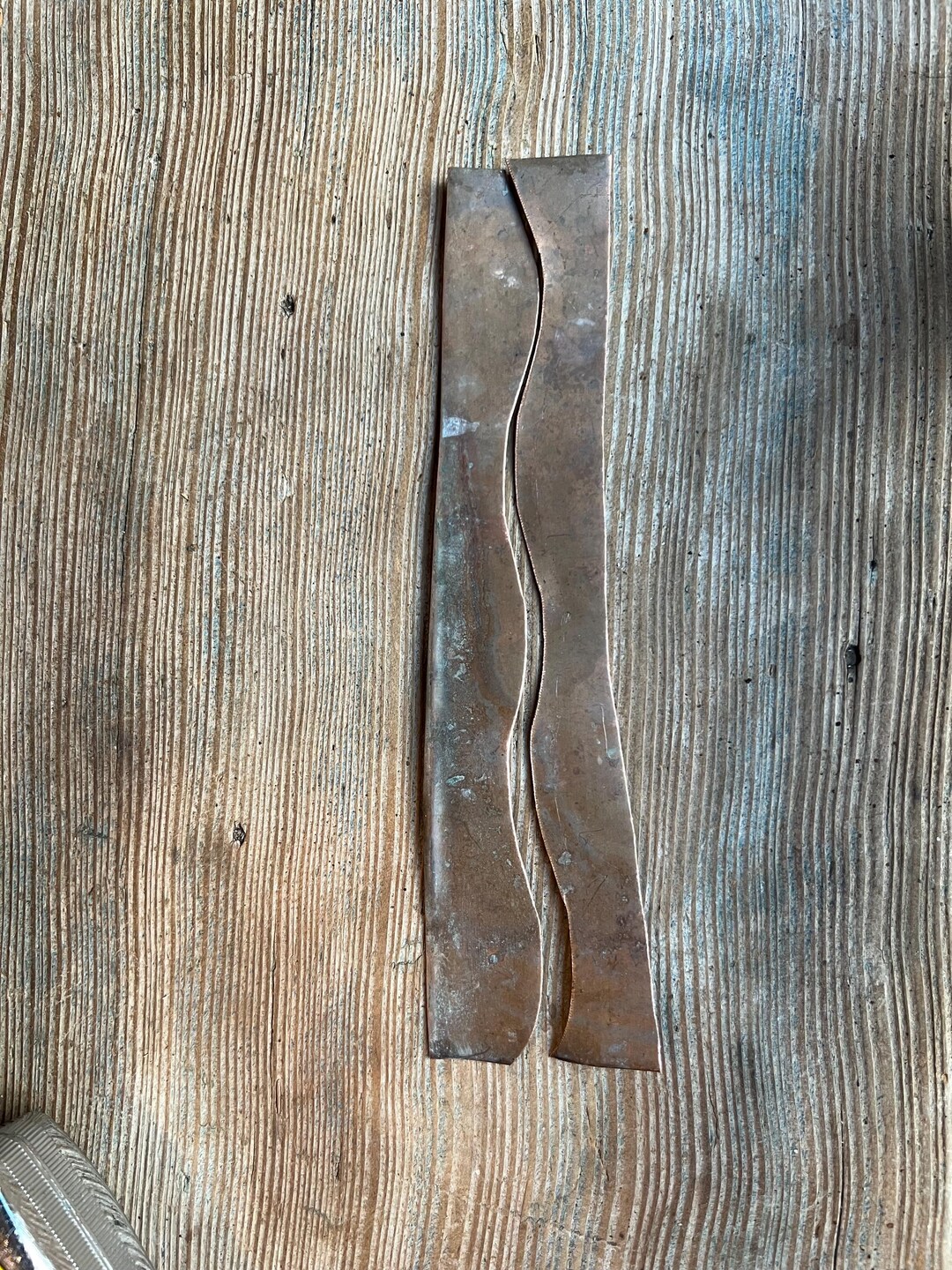 Aged Patina Copper Pieces , Copper Art Material, Assemblage Supply, Old ...