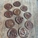 Ten Rusty Metal Tags With Holes, Small Rectangle Rusty Metal, Hand Cut ...