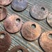 Ten Rusty Metal Pieces, Rusty Metal Tags , Metal Art Materials, Metal ...