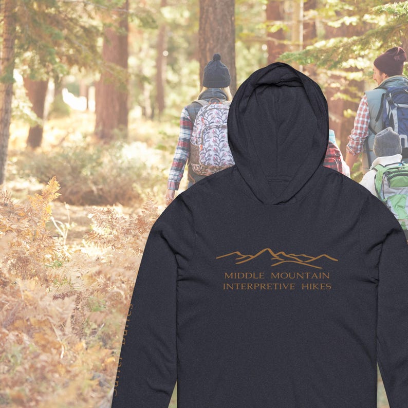 MMIH Long Sleeve Hooded Tshirt Sutter Buttes Printed on Right Arm ...