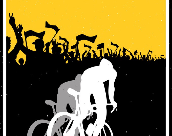 Vintage Retro Styled Cyclocross Cycling Poster: Feel the Burn 11X17 ...