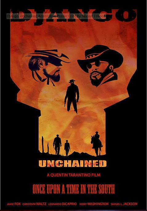 Django Unchained Alternative Movie Poster 11X16 | Etsy