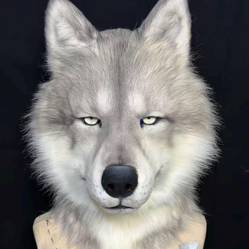 Realistic Wolf Mask - Etsy