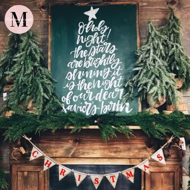 Large Christmas Signs - Etsy